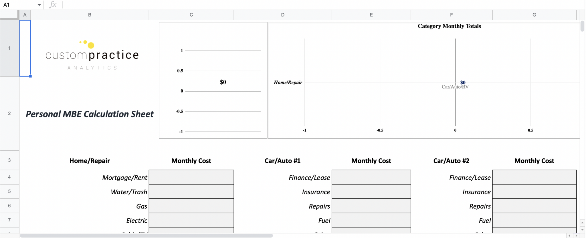 Personal MBE Calculation Sheet - Dental Success Network