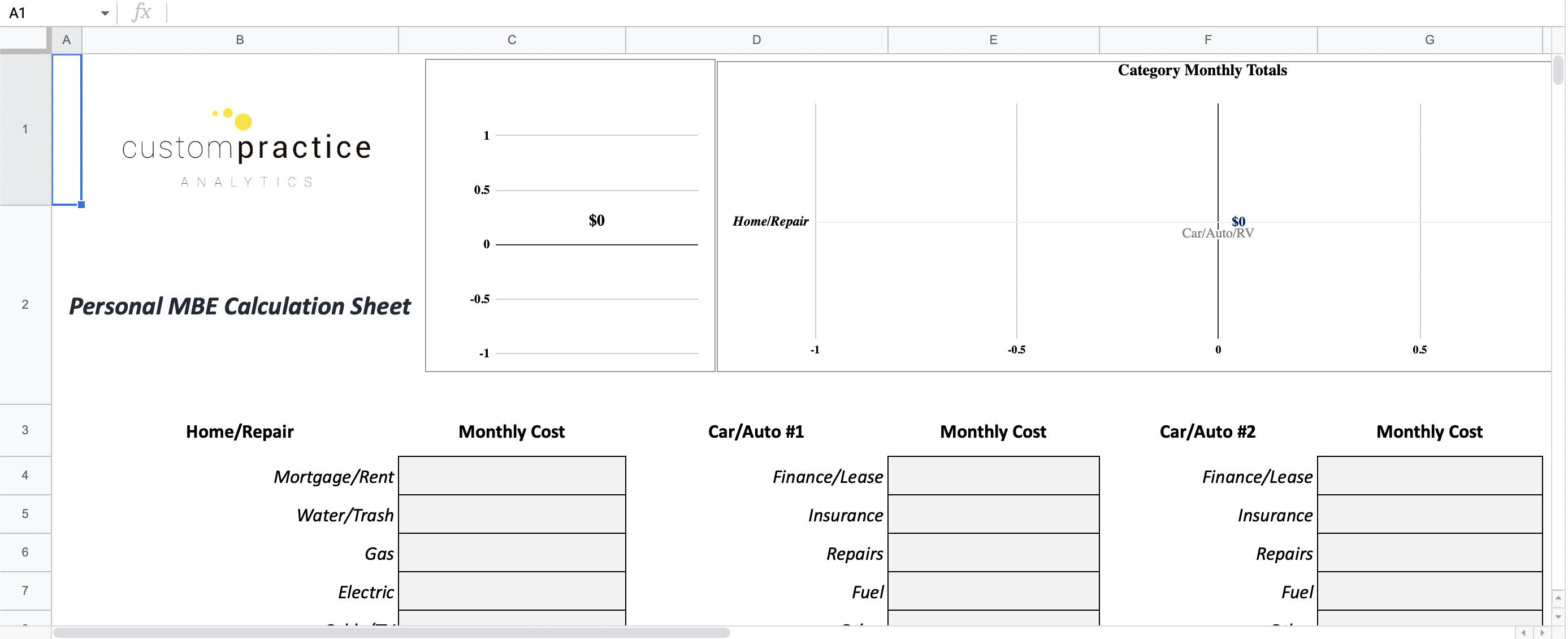 Personal MBE Calculation Sheet - Dental Success Network