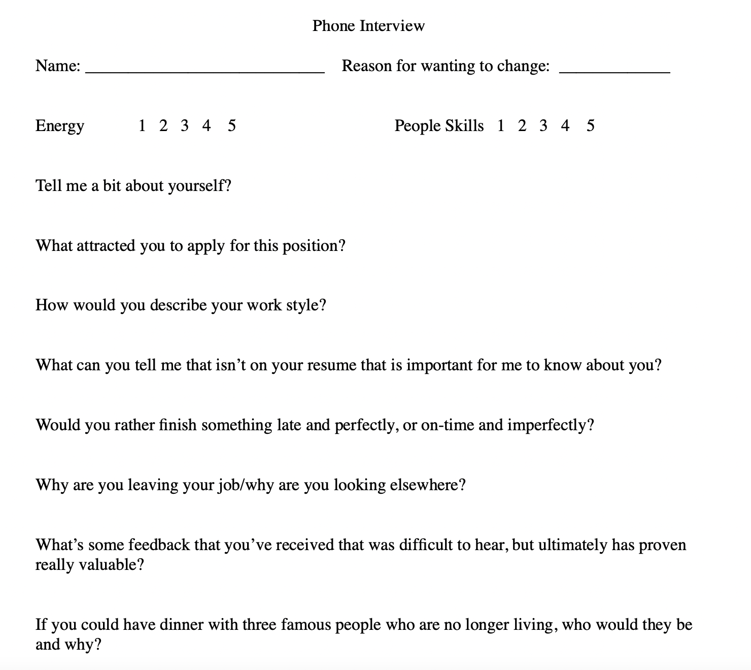 Phone Interview - Dental Success Network